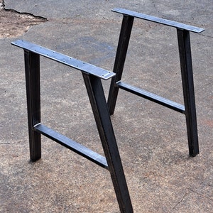 Custom Bespoke 'A' Design Box Section Retro Industrial Steel Metal ...