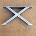 Single One X-style Box Section Leg Retro Industrial Steel - Etsy UK