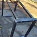 Strong Sturdy Metal Table Frame Retro Industrial Steel Desk Bar ...
