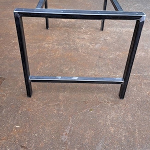 H Design Metal Table Frame Retro Industrial Steel Desk Bar - Etsy
