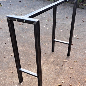 H Design Metal Table Frame Retro Industrial Steel Desk Bar Breakfast ...