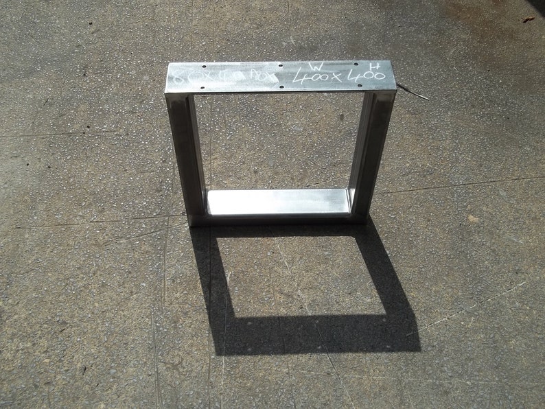 Single One Box Section Leg Retro Industrial Steel Metal Dining - Etsy UK