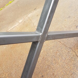 Single One X-style Box Section Leg Retro Industrial Steel - Etsy UK