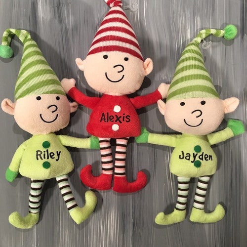 Customized Christmas Elves - Etsy