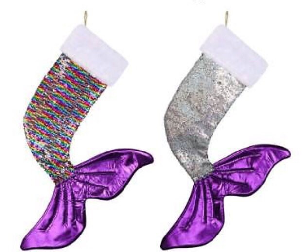 Mermaid Tail Christmas Stocking - Etsy