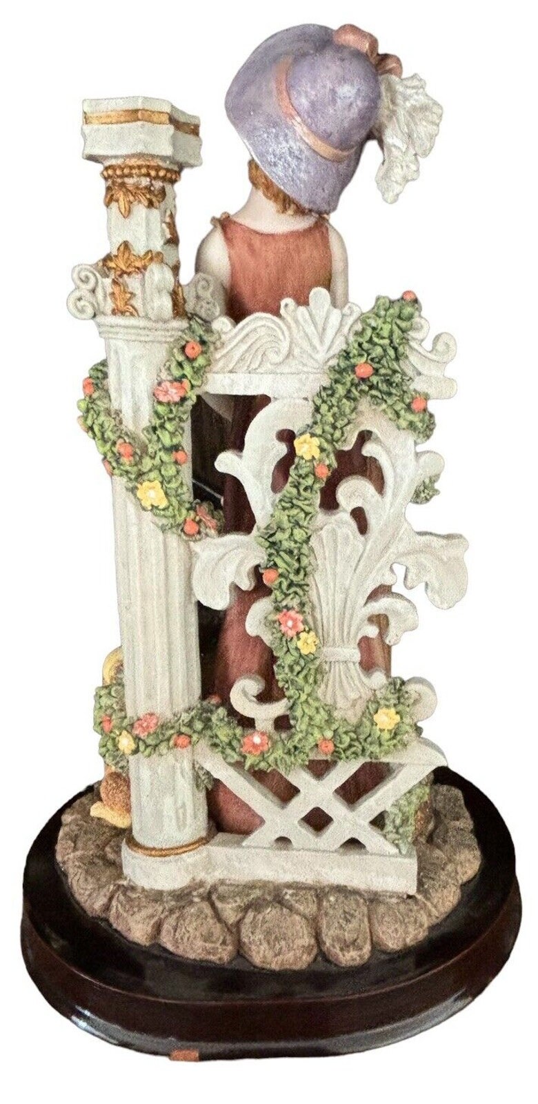 Vintage Giovanni Collection Turtle King Corp Lady Flowers Pillar Dog ...