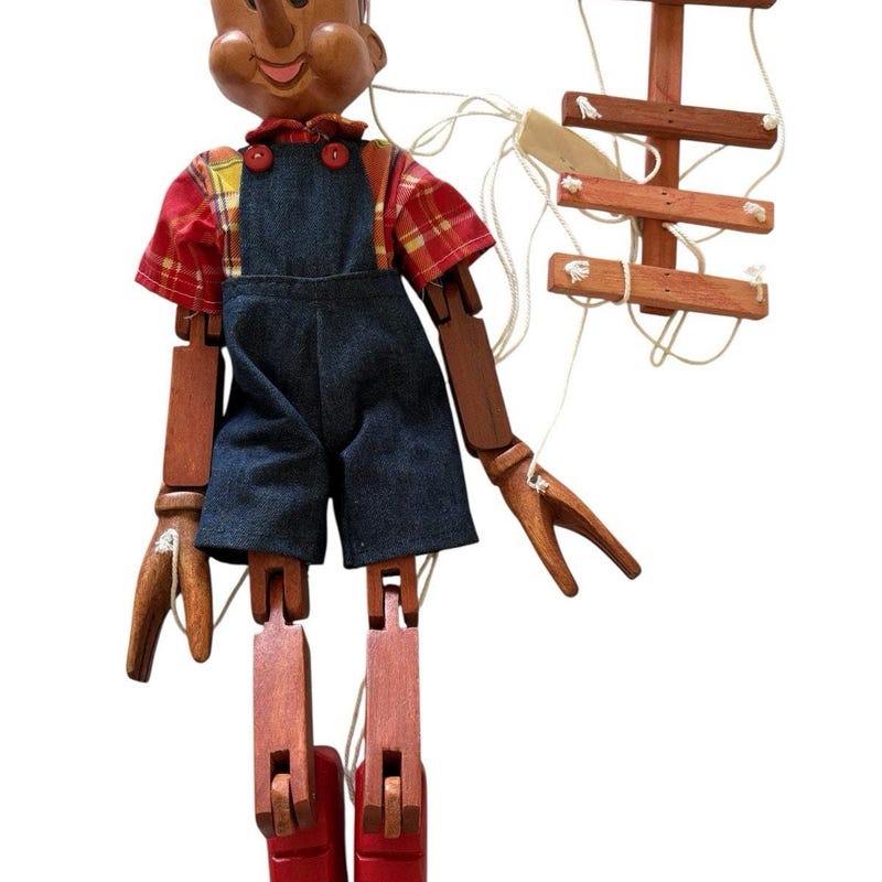 Wood Marionette Puppet - Etsy