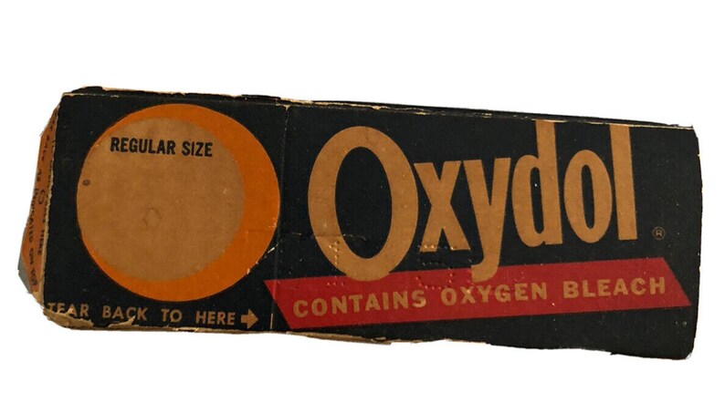 Oxydol Laundry Detergent Early 1956 First Production Unused NOS 1 Lb 4 ...