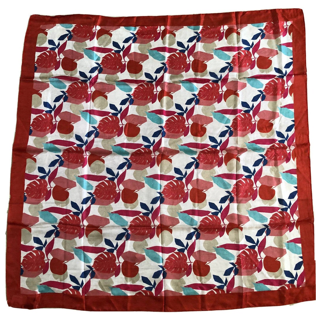 NWT the Tie Rack London XL 100% Silk Scarf Large 42” Square ...