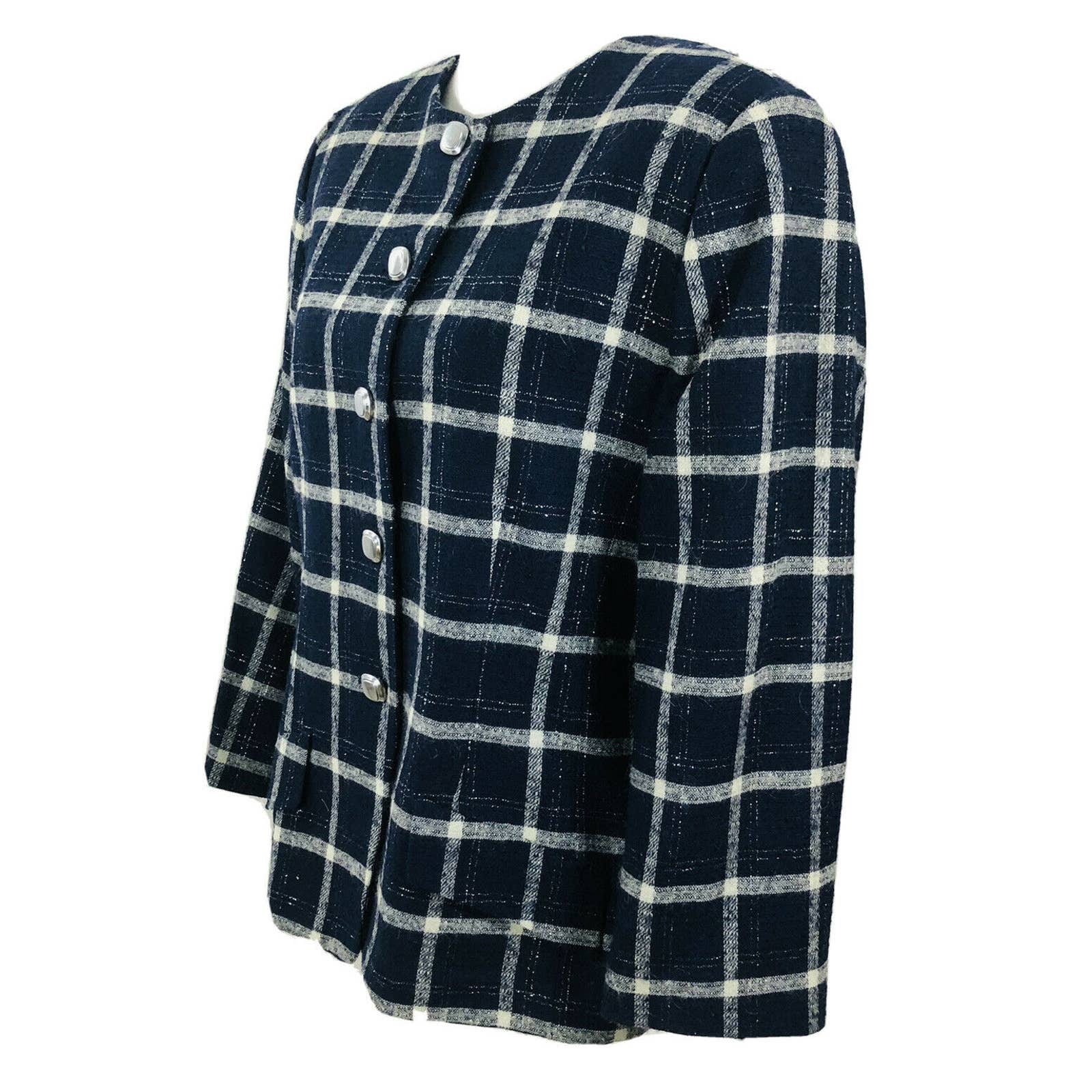 Vintage Pendleton Womens 14 Virgin Wool Jacket Blue White - Etsy.de