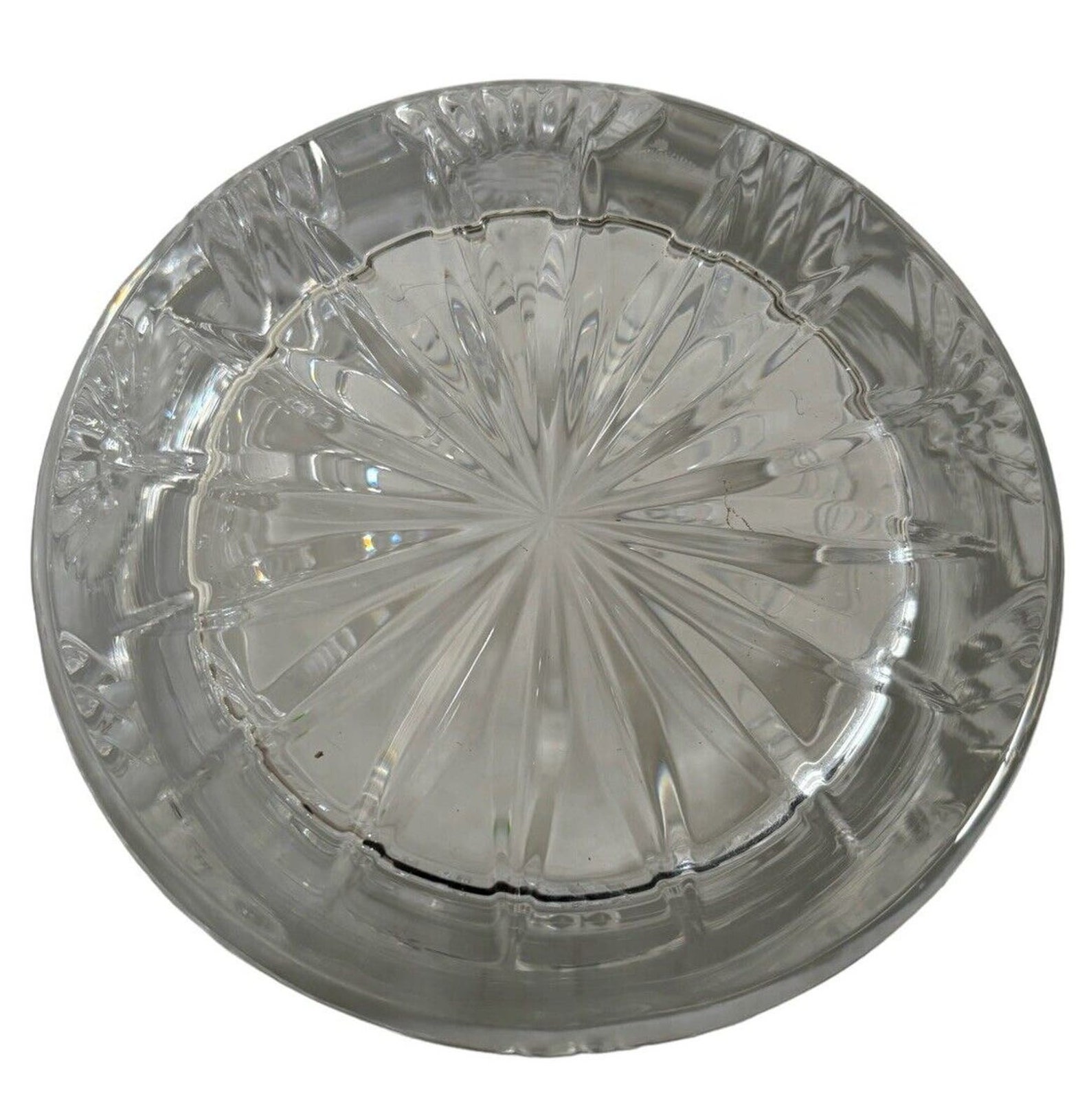 WATERFORD Crystal Champagne Wine Coaster Bowl Heart Bow Angel 2000 ...
