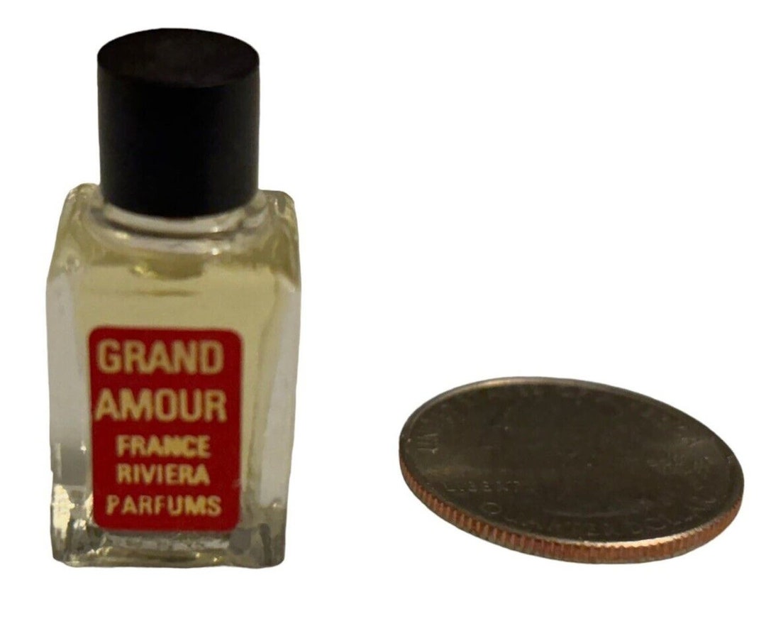 Mini Perfume Grand Amour French Riviera Parfums VTG Full Micro Paris ...