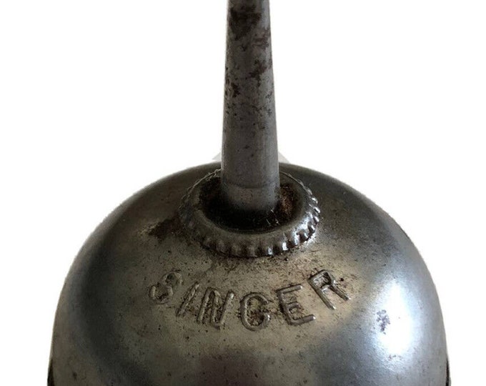 Vintage SINGER Sewing Machine Oiler Tin Oil Can Container - Etsy