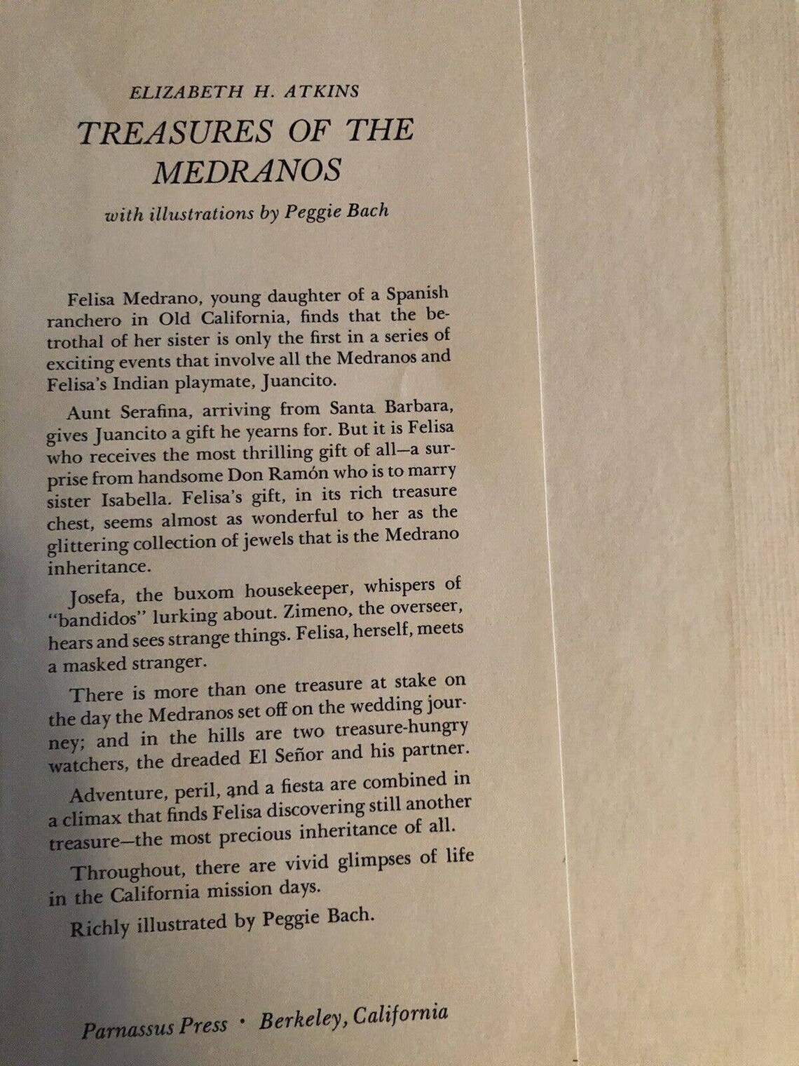 Elizabeth Howard Atkins / Treasures of the Medranos 1st Edition 1957 - Etsy