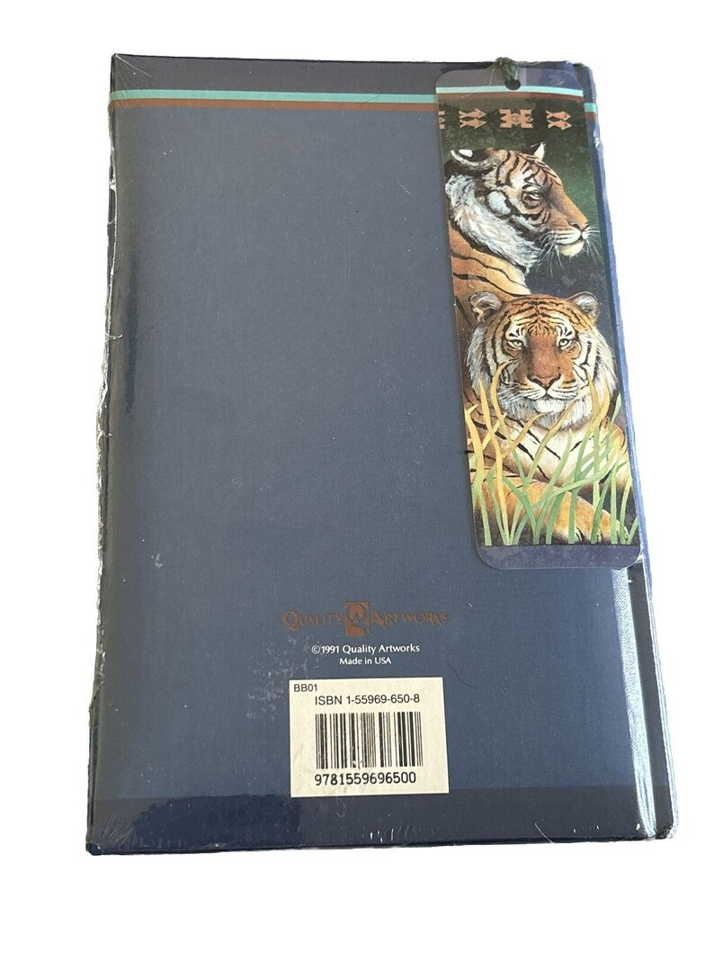 NWT Sealed Quality Artworks Tiger Tigers Journal Blank Book Diary With ...
