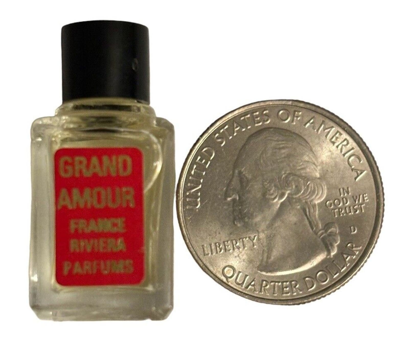 Mini Perfume Grand Amour French Riviera Parfums VTG Full Micro Paris ...