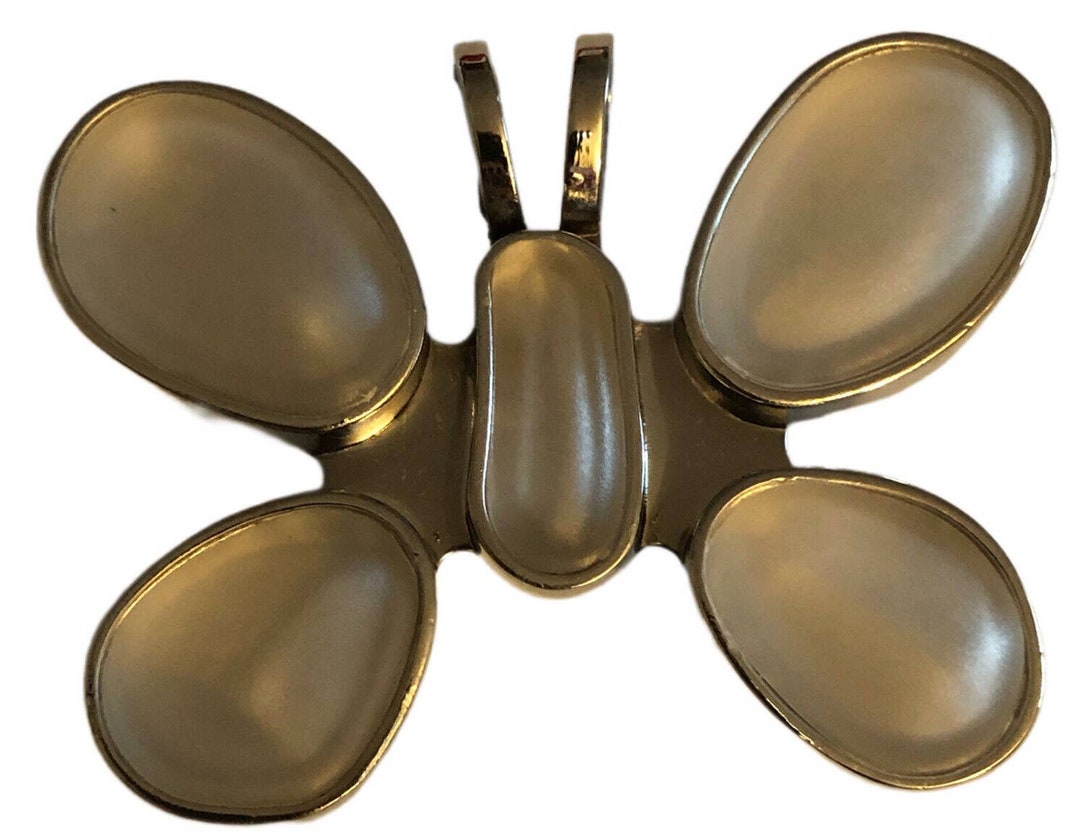 Rebecca Collins Large Butterfly Pin Clip Pendant Vintage Estate Jewelry ...