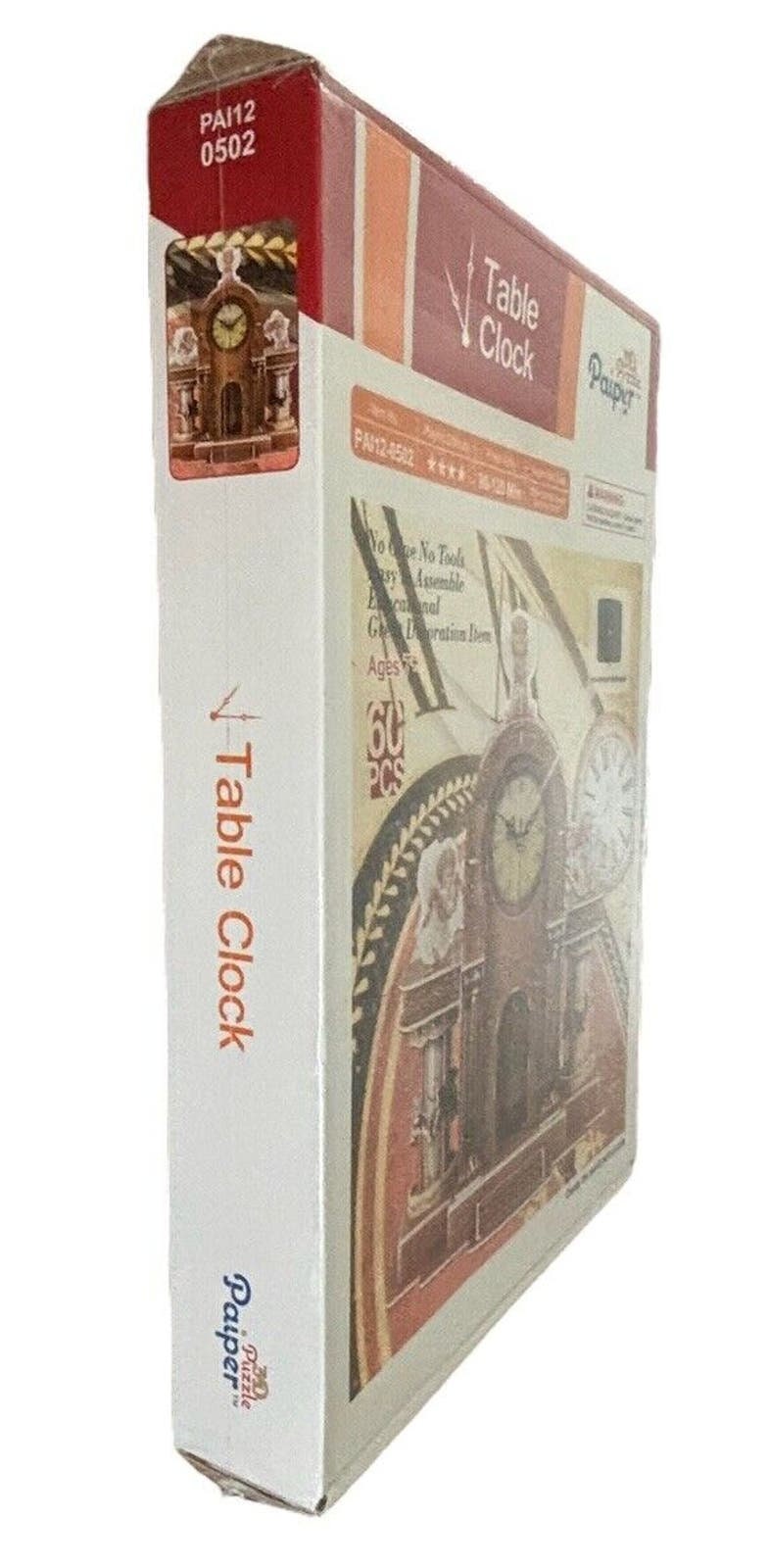 Paiper 3D Puzzle Table Clock 60 PCS for Ages 7 and up 8.9''X4.8''X9.8 ...