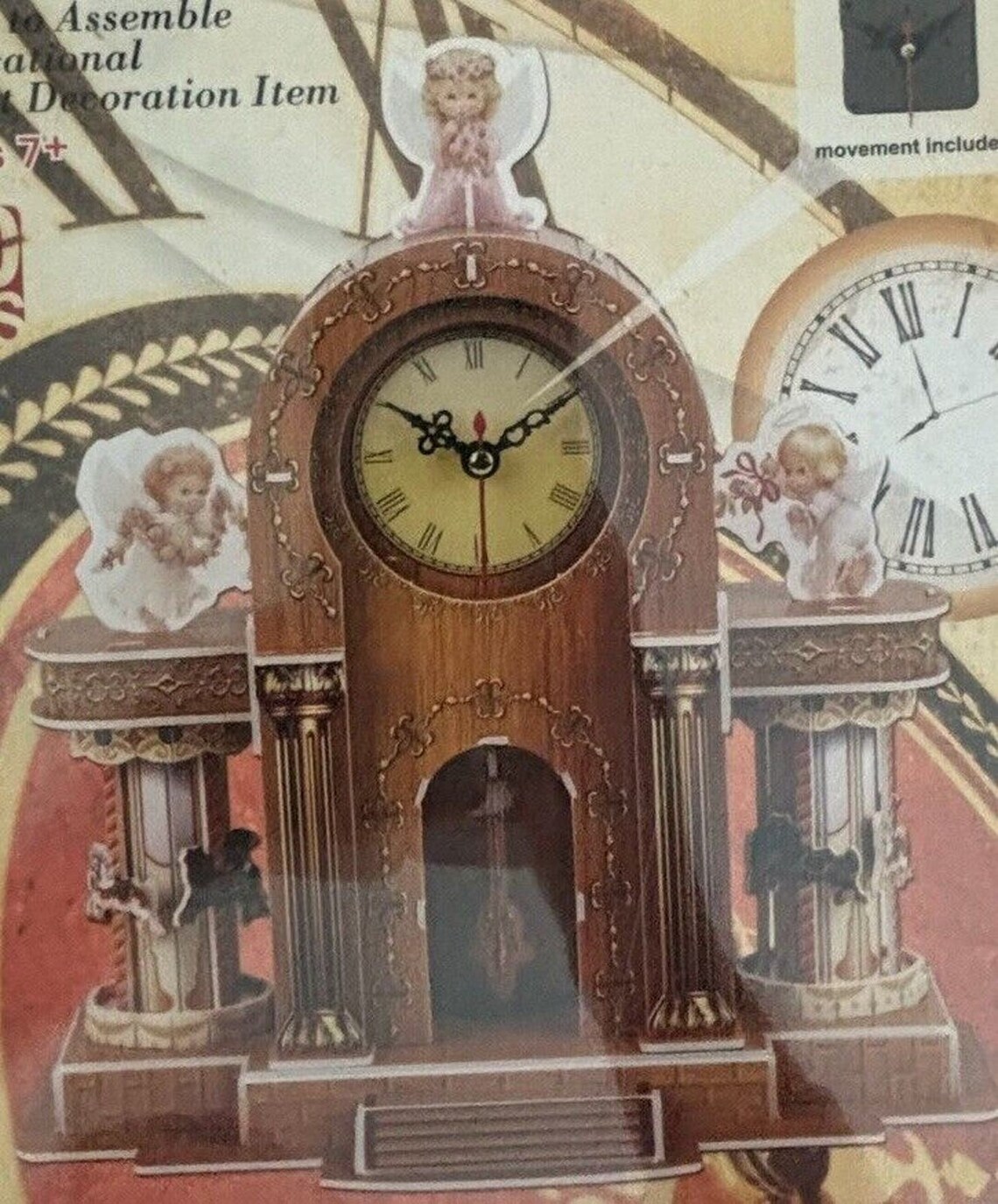 Paiper 3D Puzzle Table Clock 60 PCS for Ages 7 and up 8.9''X4.8''X9.8 ...