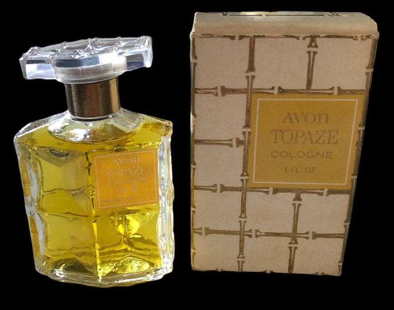 Vintage Avon Perfume Topaze Cologne 1.0 FL OZ New Old Stock - Etsy