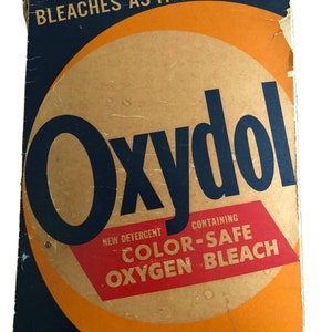 Oxydol Laundry Detergent Early 1956 First Production Unused NOS 1 Lb 4 ...