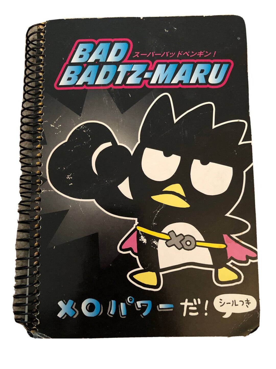 Sanrio BAD Badtz Maru Spiral Lined Notebook Diary Vintage RARE - Etsy