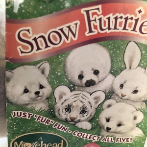 Realistic Arctic Hare Stuffed Plush Ruth Moorehead Collection 1997 Snow ...