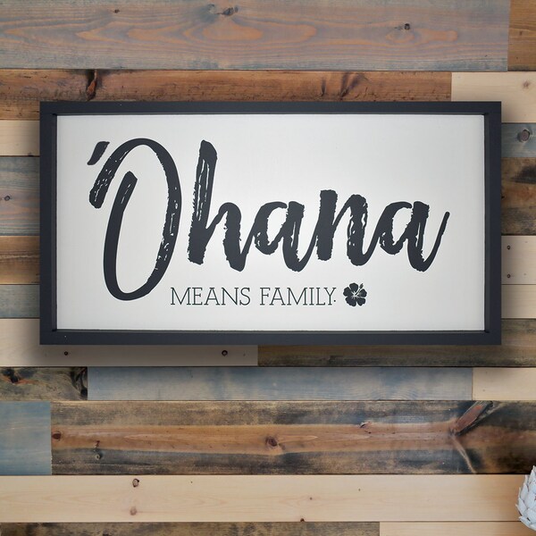 Ohana Wood Sign - Etsy