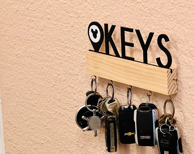 Letter Ledge | Keychain Holder | Key Rack | Acrylic Letters | 3D ...