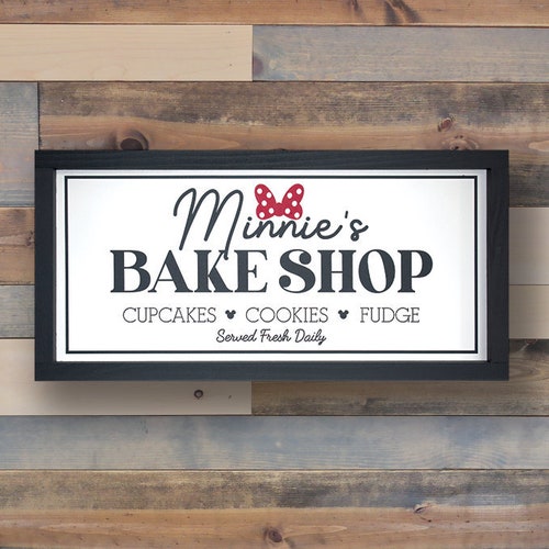 Disney Minnie's Bake Shop Minnie Mickey Bakery - Etsy