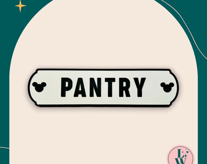 Disney | Pantry | Laser Cut | Mickey | Sign | Home Decor | Ready to ...