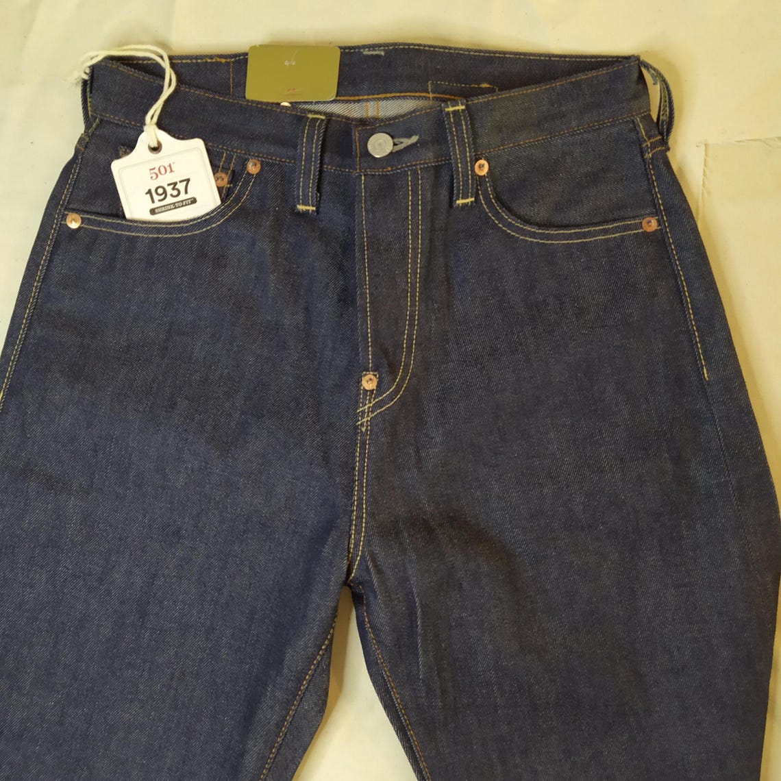 Rare. Hard to Find Levi's® LVC 1937 501's® Japanese Shrink-to-fit ...