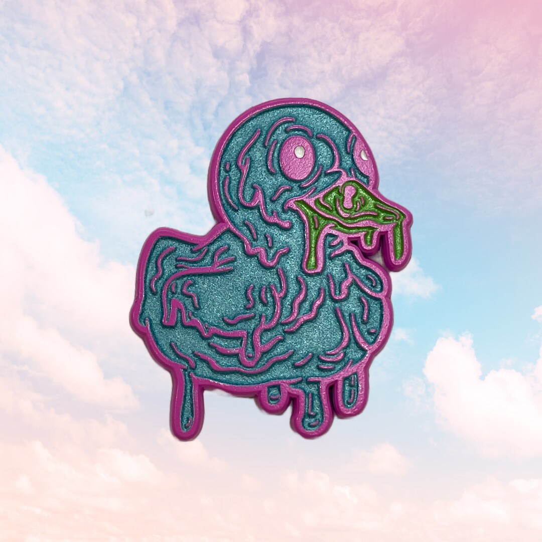 Melting Duck Luvaduckie V2 Pin cotton Candy - Etsy