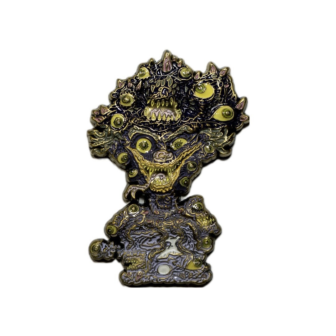 Riddle Box 3D Pin - Oddities Scary Horror Style - Etsy