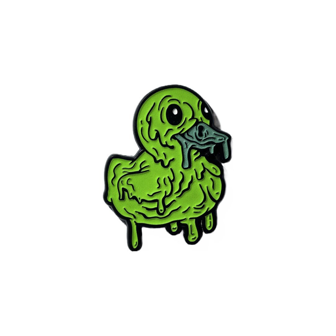 Melting Duck Luvaduckie V2 Pin green Twiddle Pin - Etsy