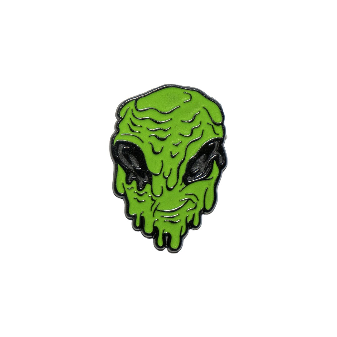 Melting Alien Pin - Etsy