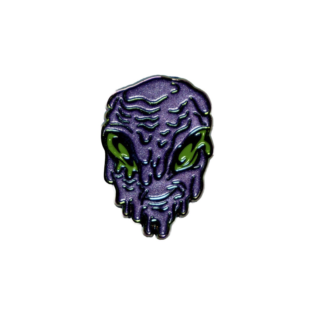 Melting Alien Pin - Etsy