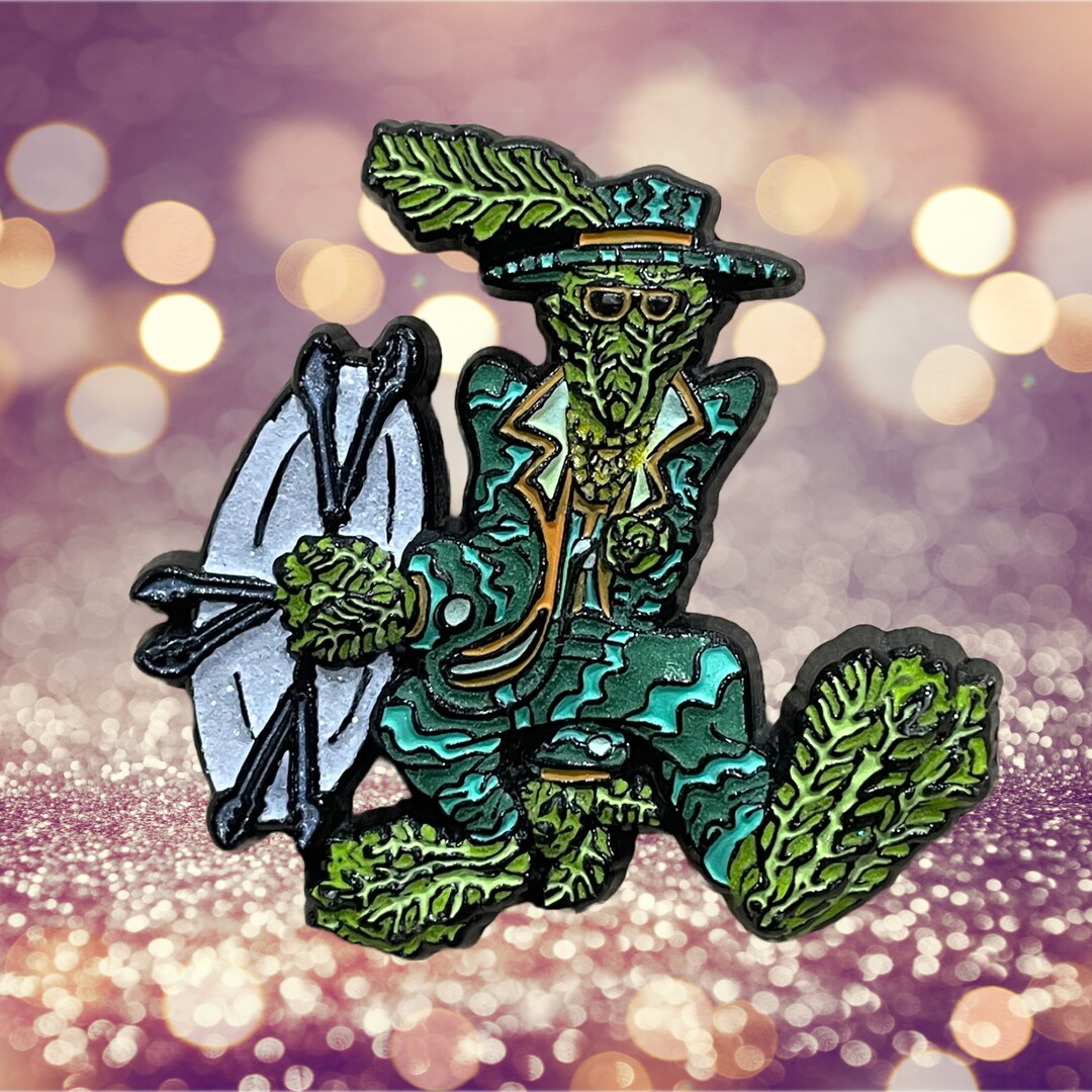 Cabbage Face Doo Dah Man - Twiddle Pin - Etsy