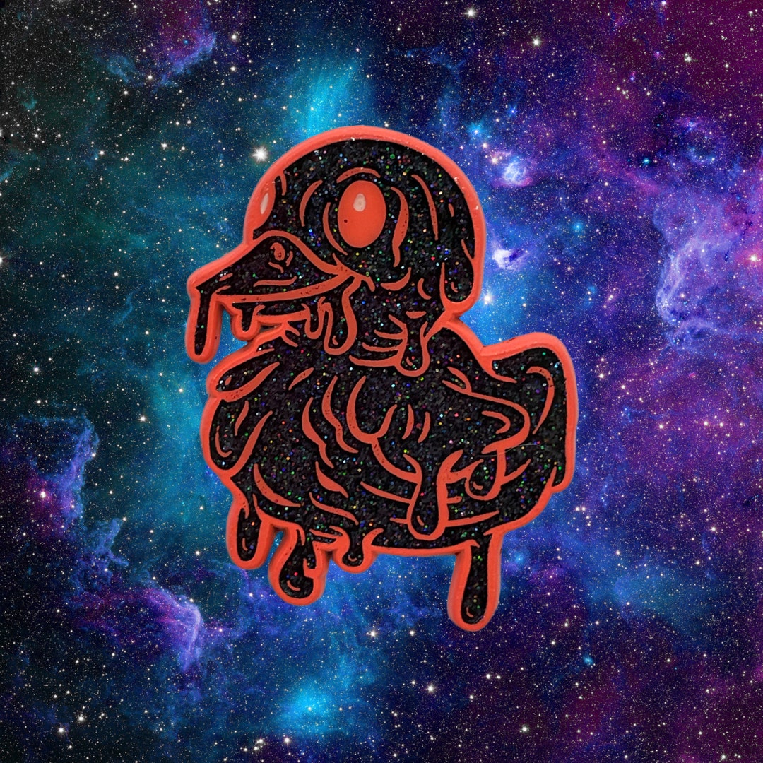 Melting Duck Luvaduckie V1 & V2 Pin tangerine - Etsy