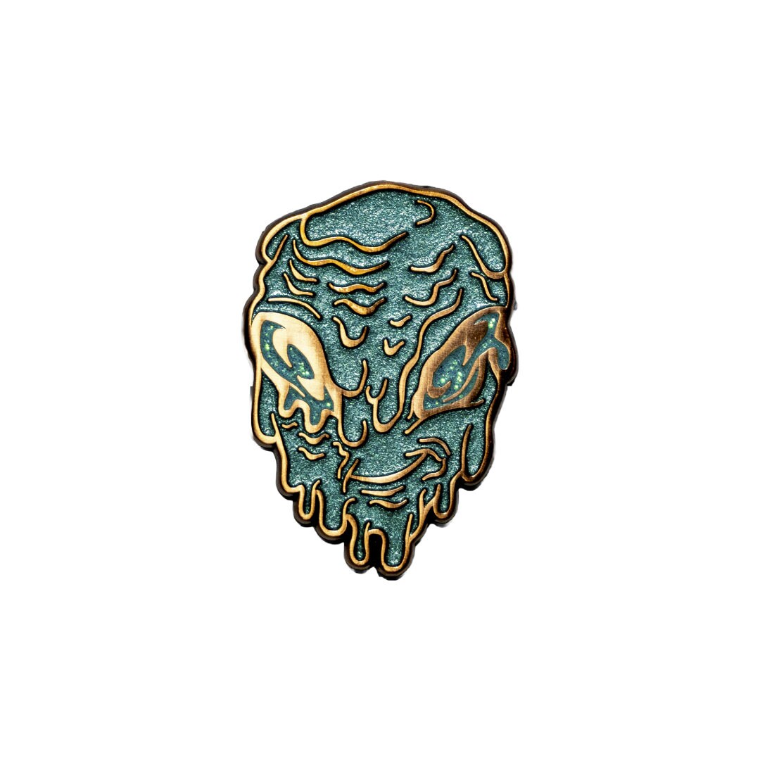 Melting Alien Pin - Etsy