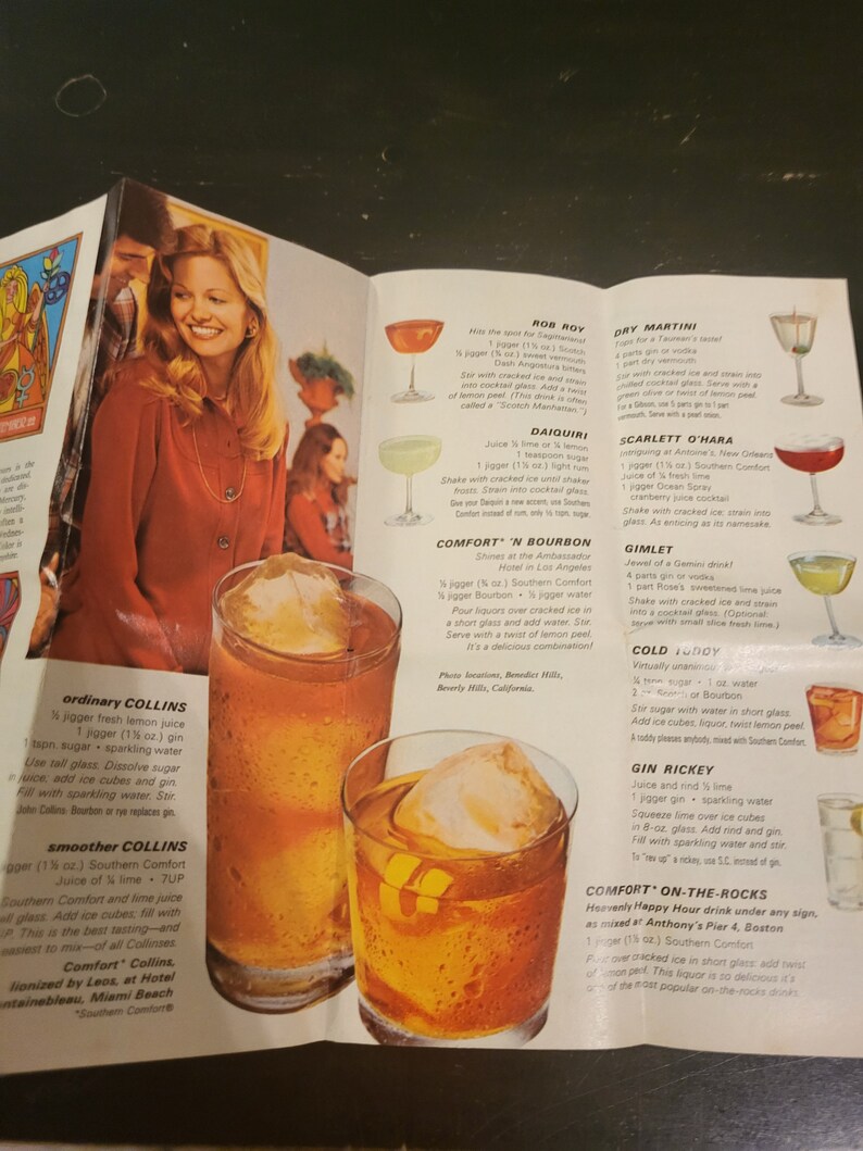 Rare Magazine Ad Insert From Southern Comfort - Etsy