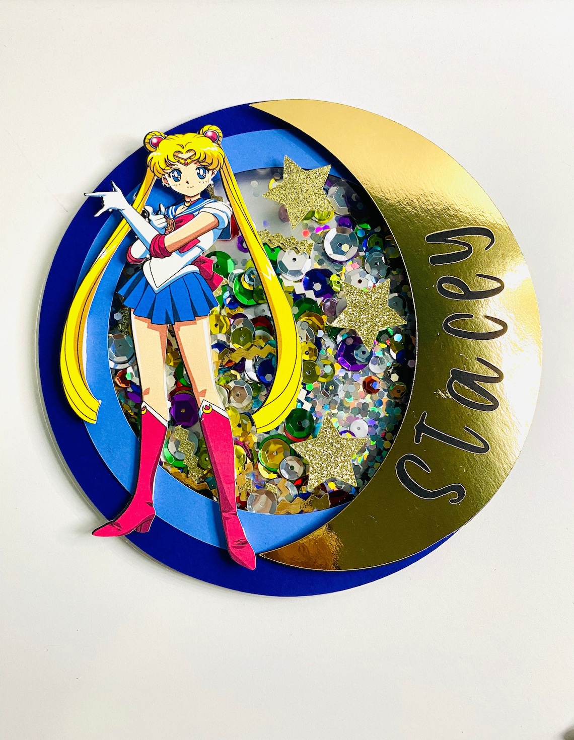 Sailor Moon Cake Topper Shaker - Etsy