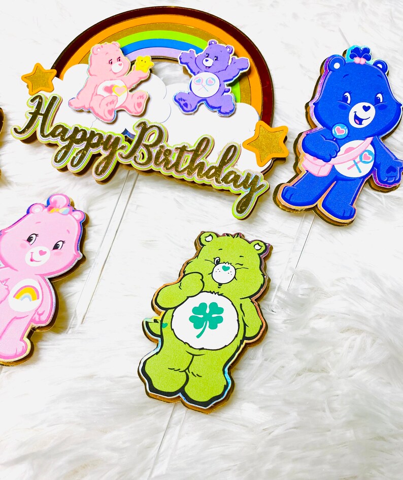 Care Bears Cake Toppers - Etsy