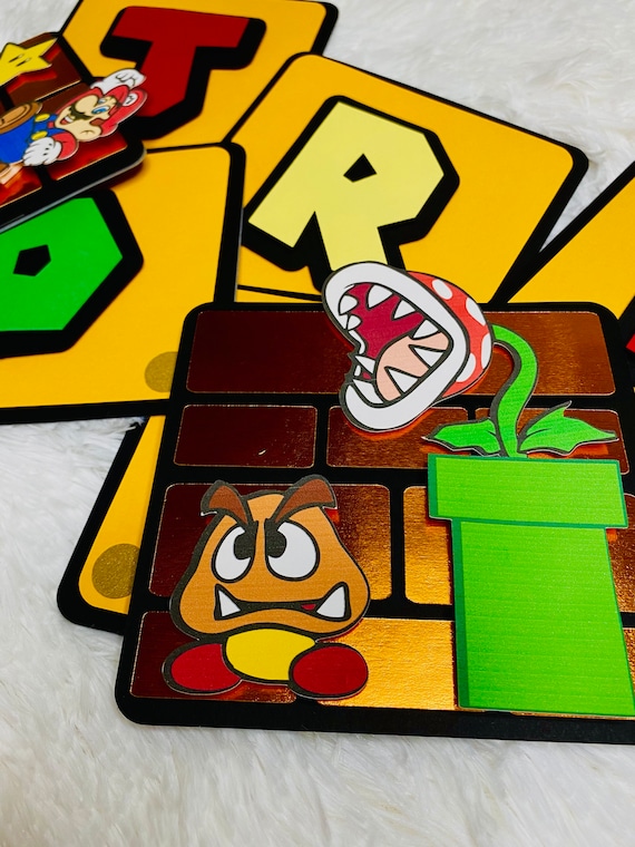 Super Mario Party Banner - Etsy