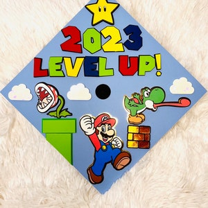 Mario Themed Graduation Cap (topper) - Etsy