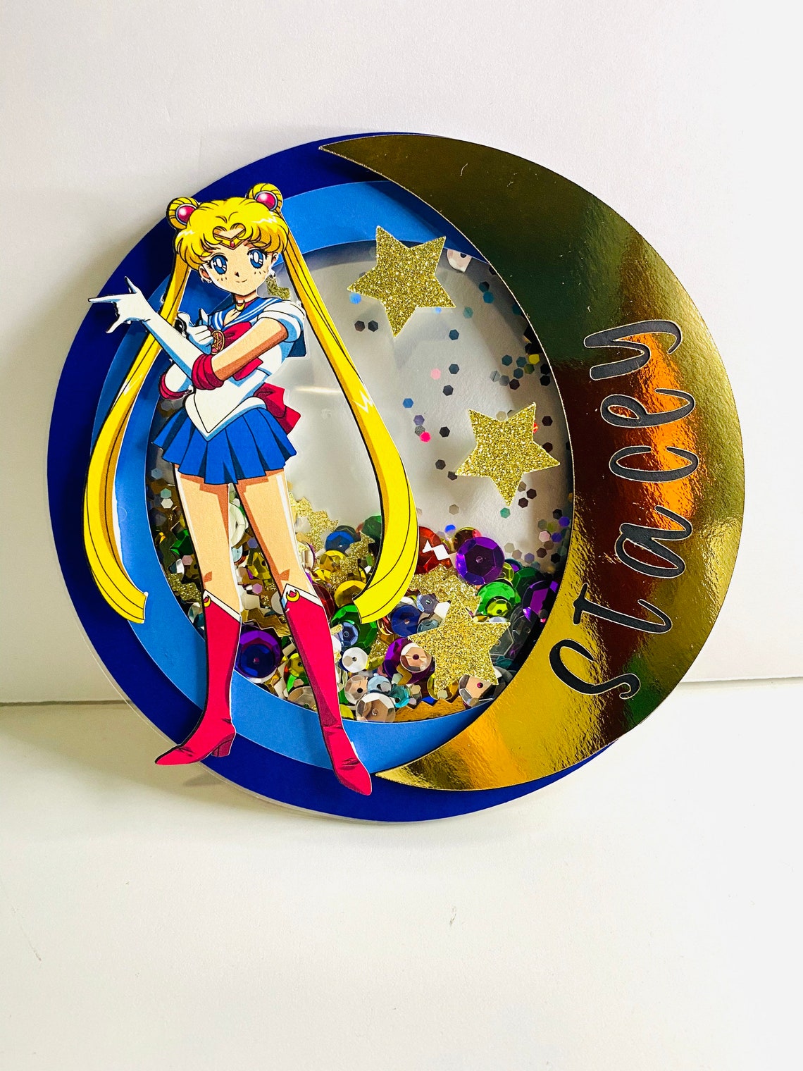 Sailor Moon Cake Topper Shaker - Etsy