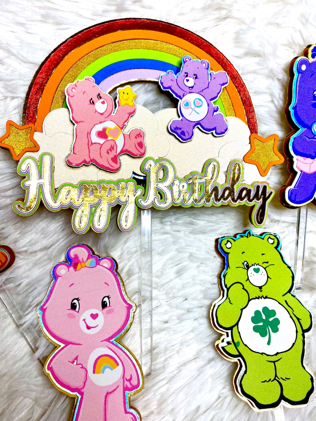 Care Bears Cake Toppers - Etsy