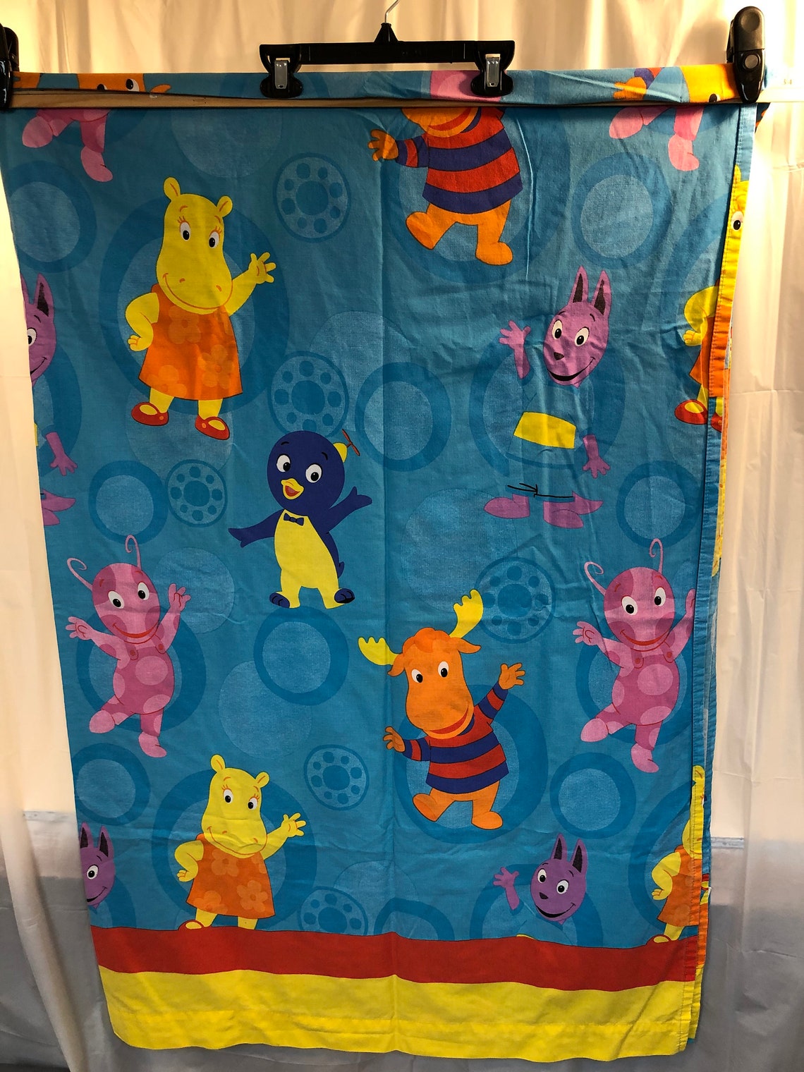 Nickelodeon Backyardigans Twin Flat Bed Sheet Material Fabric | Etsy