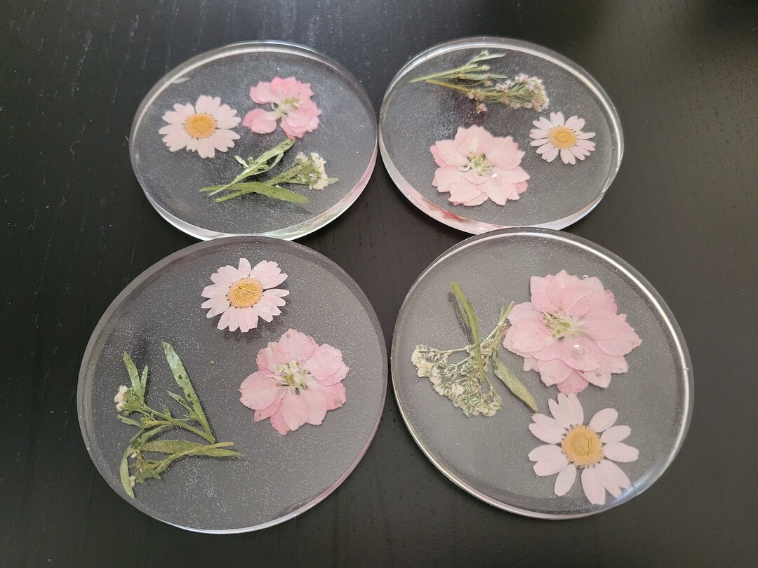 Handmade Custom Circle Resin Coasters 3 1/8 Made to Order - Etsy UK