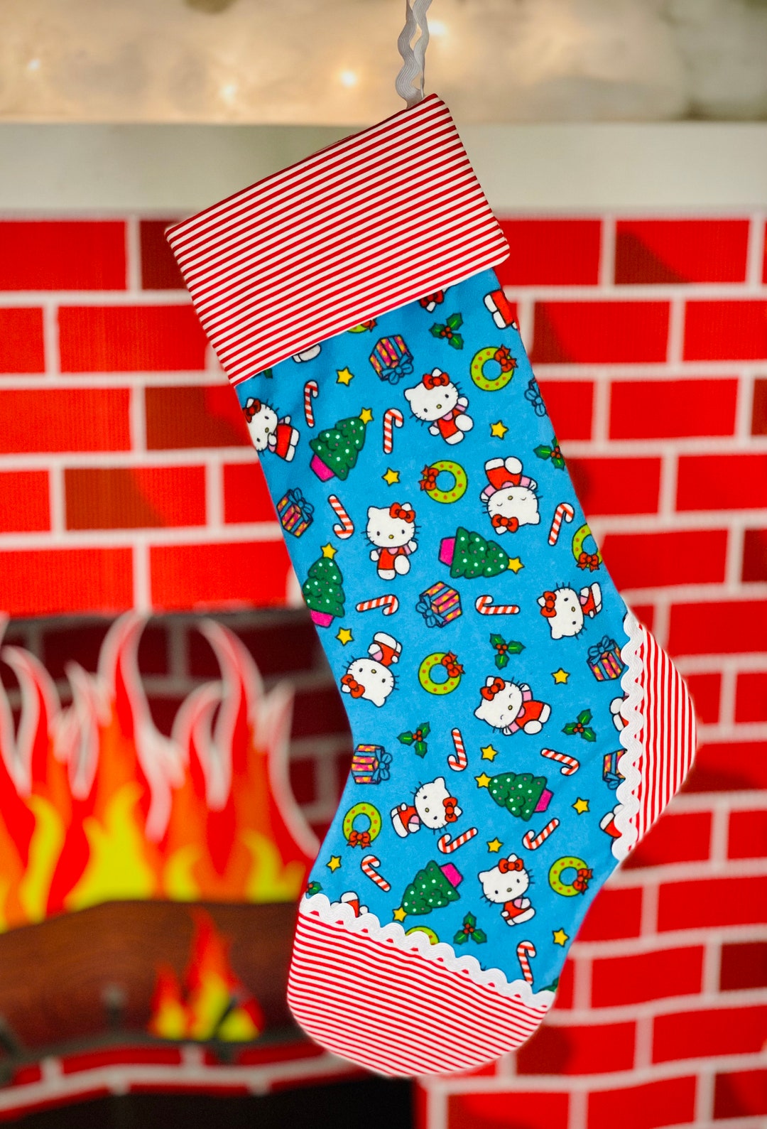 Hello Kitty Holiday Stocking - Etsy